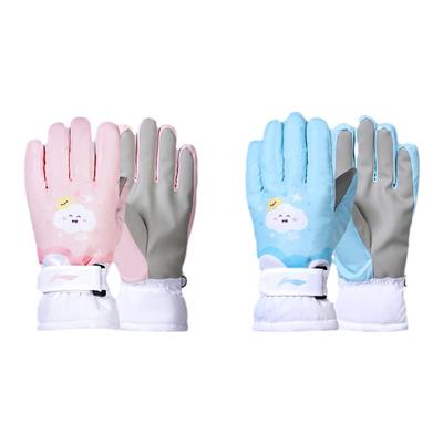 李宁男女分五指保暖儿童手套