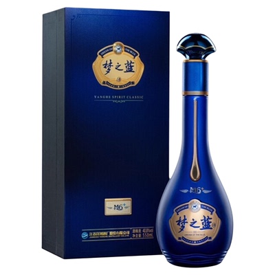 洋河梦之蓝m6+40.8度浓香型白酒