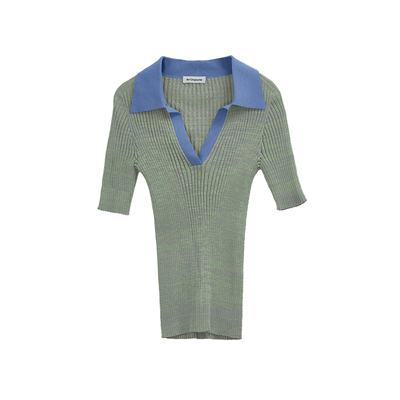 艺符无缝一体高弹性轻薄针织衫