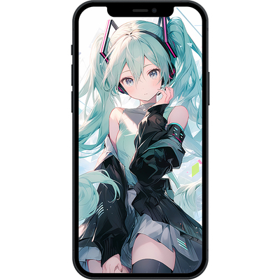 初音未来8K高清壁纸iPhone手机ipad平板电脑桌面二次元动漫壁纸