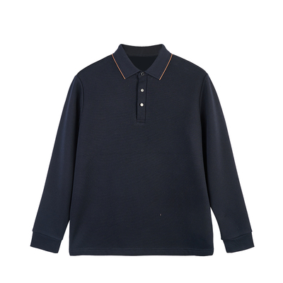 贴心中老年男士加厚POLO衫