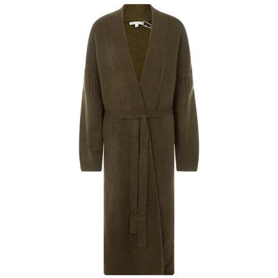 INSPIRE浴袍式长款针织开衫