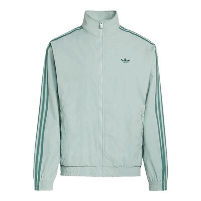 劲浪adidas阿迪达斯三叶草新款足球风男子运动休闲夹克外套KQ9496