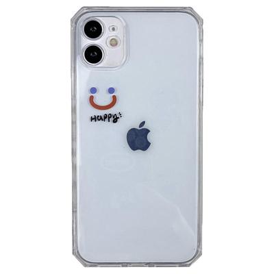 透明硅胶苹果防摔套个性