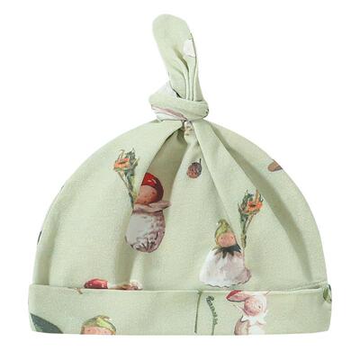 Griny婴儿帽子新生儿胎帽男女宝宝婴童帽打结