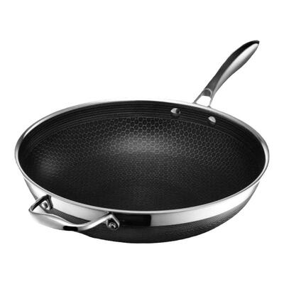 0氟轻烟少油不粘终身质保炒锅