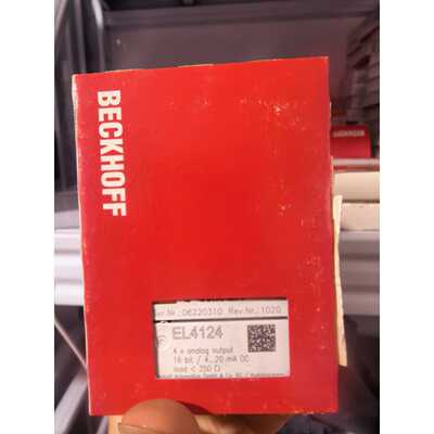 下单前咨询BECKHOFF EL4124模块