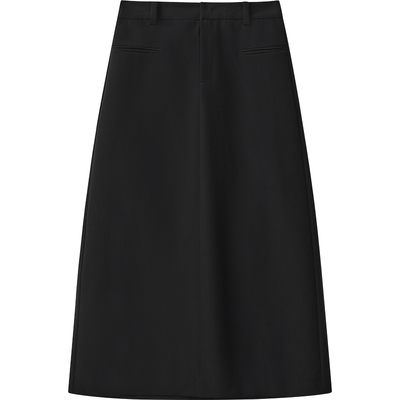 【播奥莱】商场同款简约半身裙女秋季新款中长款裙子BDR3BD1821