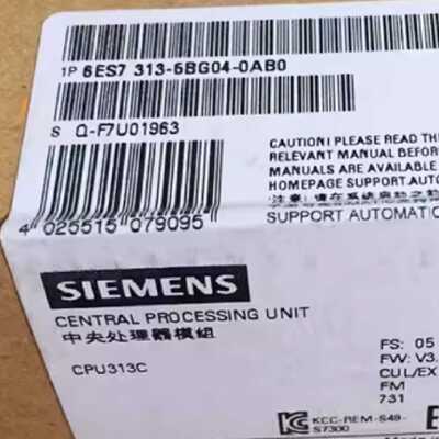 议价西门子6ES73136BG040AB0S7300CPU12集成电源6ES7313-6BG04-0A