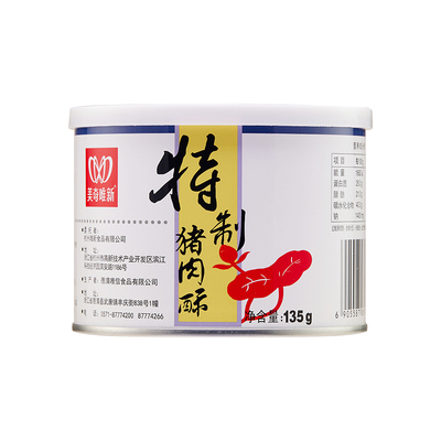美奇唯新海苔芝麻高蛋白猪肉酥