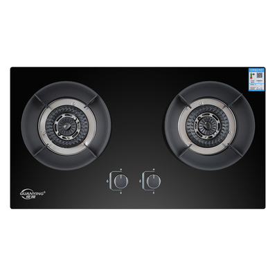 GUANYING天然气燃气灶家用双灶液化台式嵌入灶台猛火煤气炉5.2kw