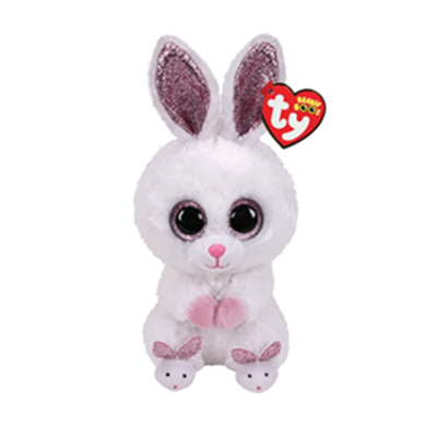 美国TY兔子玩具大眼豆豆毛绒公仔