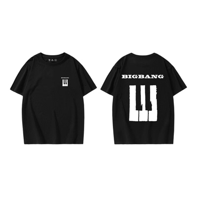 权志龙粉丝科切拉音乐节T恤BIGBANG出道20周年演唱会周边应援短袖