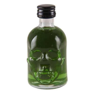 【骷髅酒版】89.9度德国原瓶进口绿魔苦艾酒烈酒超炫酒版50ml洋酒