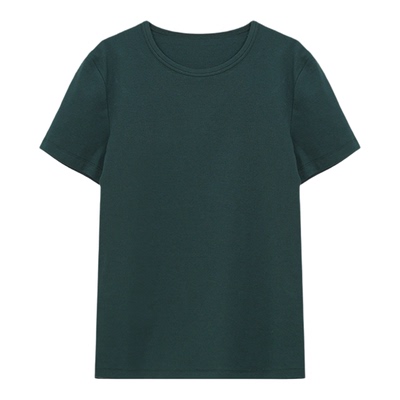 TR同源长绒棉简约显瘦短袖T恤