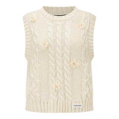 SHRO ENROEscape in ease 羊毛立体绞花马甲银泰百货精品 301469