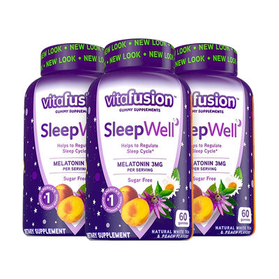 vitafusion褪黑素睡眠软糖60粒