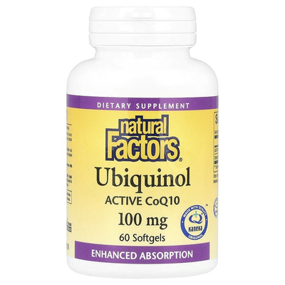 NaturalFactors泛醇活性辅酶Q10还原型辅酶