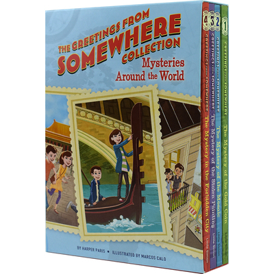 The Greetings From Somewhere 1-4 来自某处的问候 儿童冒险初级章节书4册套装 英文原版进口插图小说