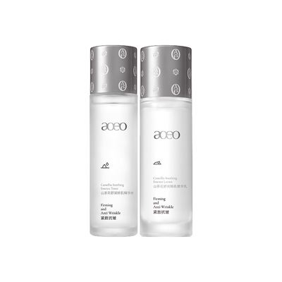 AOEO山茶花舒润鲜肌水乳套装补水保湿抗糖抗氧化
