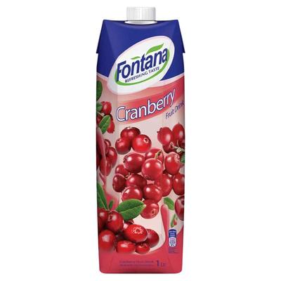 芳塔娜蔓越莓果汁饮料1L调酒商用