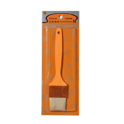 三能羊毛刷塑料柄直形毛刷 烘焙工具 小中大号可选 SN4119SN4120