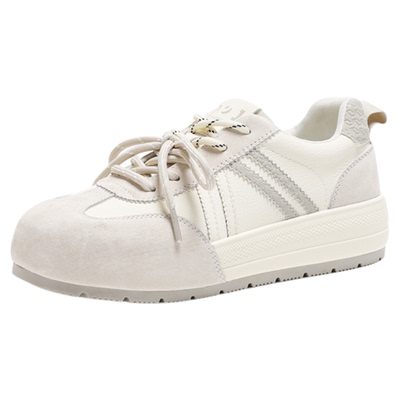 卓诗尼厚底德训鞋女复古风