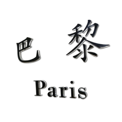 世界城市地名前台标识牌可定制