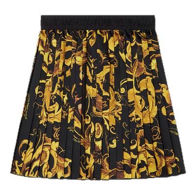 【季末优惠】VERSACE JEANS COUTURE Porcelain Barocco迷你裙