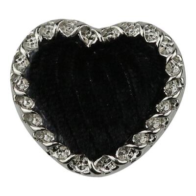 爱心包布金属纽扣粗花呢大衣扣子