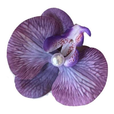 kawaii酱氛围感珍珠蝴蝶兰发夹