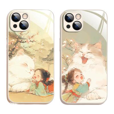 oppo一加真我手机壳新款液态玻璃