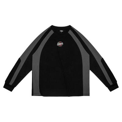 军哥篮球运动长袖男拼接速干t恤