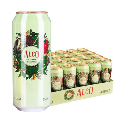 阿尔寇拉格精酿黄啤酒500ml*24罐