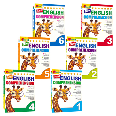 Casco New English Comprehension 1-6  新加坡英语 英语阅读理解 小学1-6年级6册 PSLE最新阅读理解题型 英文原版进口图书