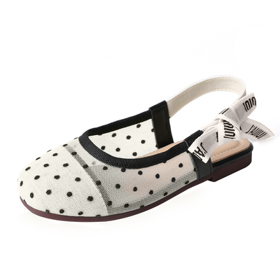 女童凉鞋夏季新款软底网纱公主鞋