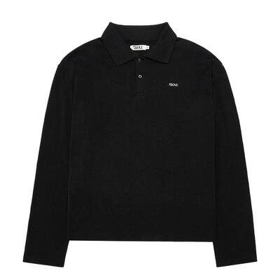 GRVR GROVE官方旗舰店 FW秋季款翻领长袖T恤女款 GF5TS06M