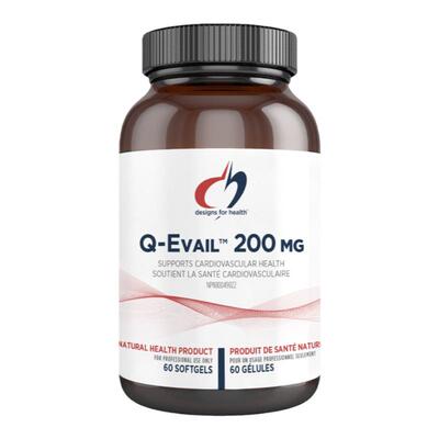 Designs for health健康设计Q-Evail200高生物利用度天然泛醌辅酶