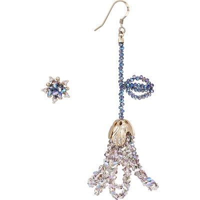 shes茜子ab款花朵耳钉耳钩