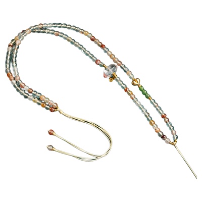 手工编织高档货天然水晶珠