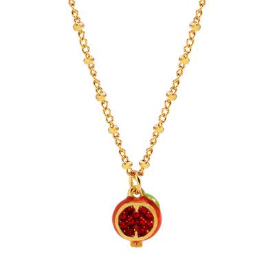 项链简约百搭时尚水果草莓橘子