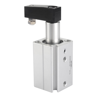 亚德客旋转下压回转夹紧气缸QCK