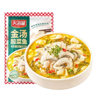 天海藏酸菜鱼快手菜每袋430g/袋