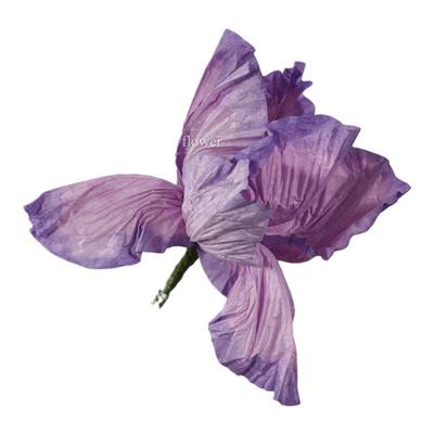 纸艺花染色渐变紫网红美陈橱窗