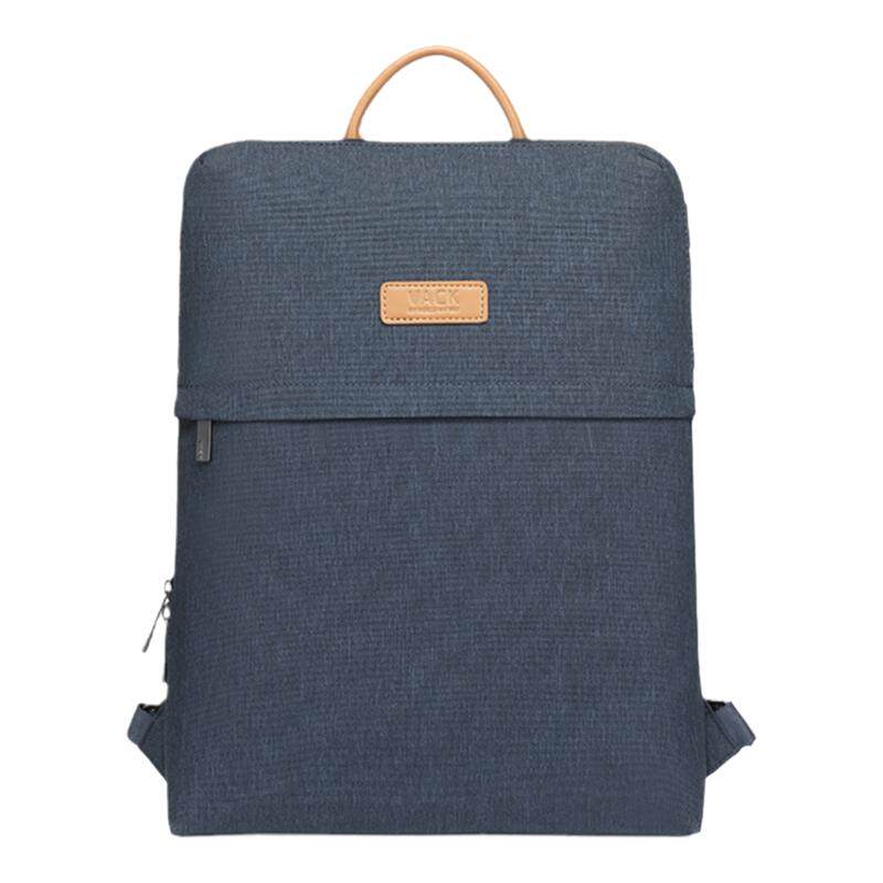 VACK简约时尚商务电脑背包女双肩包14寸13.3适用小米华为苹果轻薄笔记本包16.1牛津布15.6英寸防摔防水男书包_虎窝淘