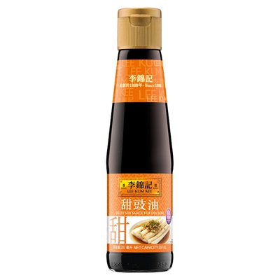 李锦记甜豉油207ml非转基因蘸酱不添加防腐剂味精蘸酱炒菜调味料