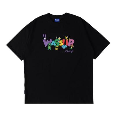 字母潮牌短袖体恤WASSUPHEODS