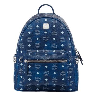 【12期免息】MCM STARK小中号双肩包男女背包通勤背包书包