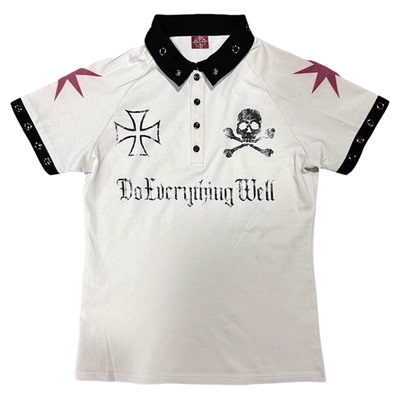 DETW《骷髅头》复古POLO衫短袖T