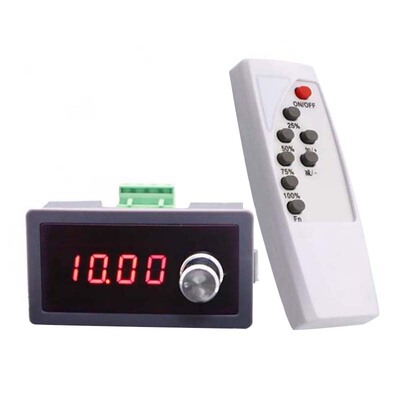 带无线遥控器0-10V5V发生器信号源变频阀门调速调光 JS-10VSG-ACR